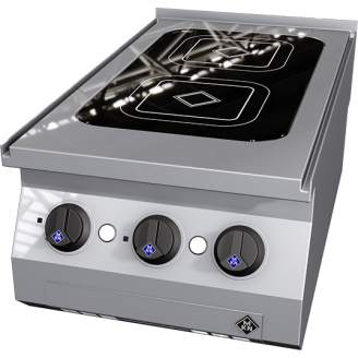 MKN 2-zone induction cooking table - table model 1223101 - Kitchen ...